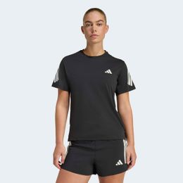Laufshirt adidas Performance "ADI365/// T W", Damen, Gr. L, schwarz, Obermaterial: 100% Polyester, Shirts Laufshirt