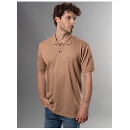 TRIGEMA Herren Poloshirt "TRIGEMA Poloshirt DELUXE Piqu&eacute;", braun, Basic, Gr. M, 100% Baumwolle, Shirts