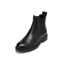 Marc O'Polo MARC O'POLO Damen Chelseaboots "aus edlem Schafleder", Gr. 38, schwarz, Obermaterial: 100% Leder (Schaf), unifarben, Schuhe