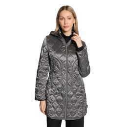 Betty Barclay Damen Outdoorjacke "Damen mit abnehmbarer Kapuze", grau, Gr. 40, Obermaterial: 100% Polyamid; Futter: 100% Polyamid, Jacken