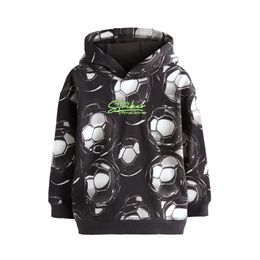 next Sweatshirt Jungen Gr&ouml;&szlig;e 98 neongr&uuml;n / schwarz / wei&szlig;