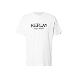 Replay T-Shirt Herren Gr&ouml;&szlig;e L marine / dunkelgrau / wei&szlig;