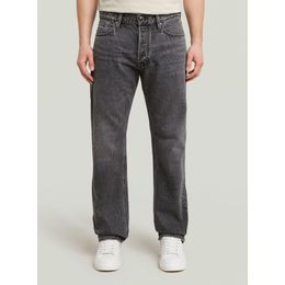 G-Star Raw 5-Pocket-Jeans G-STAR "Dakota Regular Straight Jeans", Damen, Gr. 26, Länge 32, faded eolith grau, Obermaterial: 37% Baumwolle, Jeans 5-Pocket-Jeans