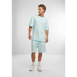 Karl Kani Herren T-Shirt "Karl Kani Og Aop Terry Cloth T-Shirt"blau, Gr. L, bedruckt, 80% Baumwolle, 20% Polyester, Shirts