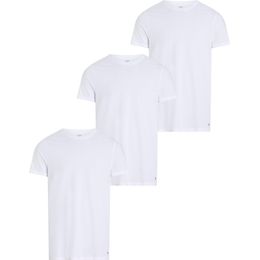 Damen T-Shirt "S/S CREW NECK 3PK", Calvin Klein Underwear, Gr. M, wei&szlig;, Jersey, Obermaterial: 100% Baumwolle, unifarben, Basic, Shirts, mit