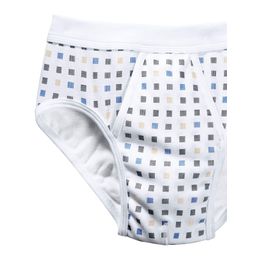 Schiesser Herren Slip, Gr. 5, wei&szlig;, 100% Baumwolle, Unterhosen