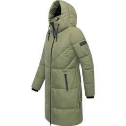 Navahoo Damen Steppmantel "K&auml;ltekuschel XIV", gr&uuml;n, Gr. 5XL, Obermaterial: 100% Polyester. Innenfutter: 100% Polyester. Wattierung: 100% Polyester.