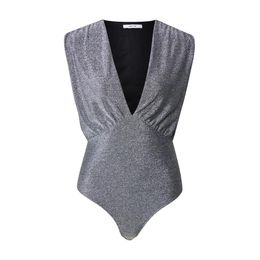 ABOUT YOU Shirt Bodysuit 'Ivana' female Black, Silver size M