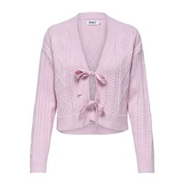 Only Strickjacke 'ONLFIA' Damen Gr&ouml;&szlig;e XL hellpink