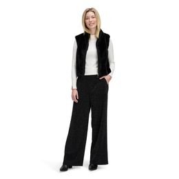 Betty Barclay Damen Marlene-Hose "Damen im Glitzer-Look", schwarz, Gr. 46, Obermaterial: 90% Polyester, 5% Polyester, 5% Elasthan, Hosen