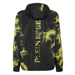 Plein Sport Herren Windbreaker "Splash", schwarz, Gr. S, Obermaterial: 100% Polyester. Futter: 100% Polyester, Jacken