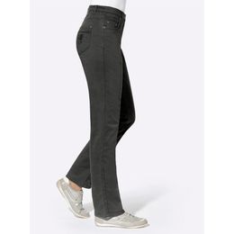 Casual Looks Damen Bequeme Jeans, grau, Gr. 24, unifarben, 98% Baumwolle, 2% Elasthan, Jeans