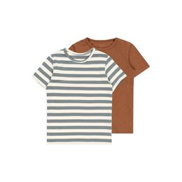 Minymo Shirt boy Blue, Brown size 140