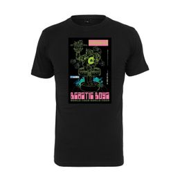 MisterTee Damen T-Shirt "MisterTee Unisex Beastie Boys Robot Tee"schwarz, Gr. XL, bedruckt, 100% Baumwolle, Shirts