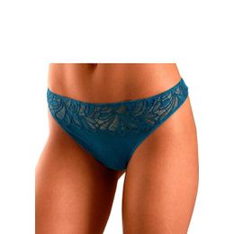 Vivance Damen String, Gr. 32, bunt, Obermaterial: 95% Baumwolle, 5% Elasthan. Spitze: 90% Polyamid, 10% Elasthan, unifarben, Unterhosen, aus