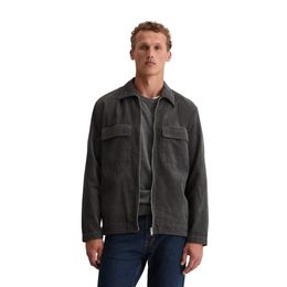 Marc O'Polo MARC O'POLO Herren Hemdjackebroken graphite, Gr. XL, unifarben, Cord, Obermaterial: 100% Baumwolle, Jacken, Rei&szlig;verschluss, Brusttaschen, Lockerer Fit