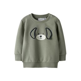 name it Sweatshirt 'NBMTOBIAS' Gr&ouml;&szlig;e 80 marine / grau / offwhite