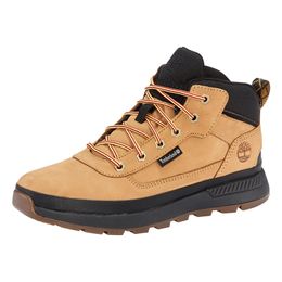 Schn&uuml;rboots Timberland "FIELD TREKKERMID LACE UP SNEAKER", M&auml;dchen, Gr. 36, wheat, Leder, Schuhe Schn&uuml;rboots, Wintersneaker, Sneaker, Winterschuhe