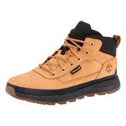Schn&uuml;rboots Timberland "FIELD TREKKERMID LACE UP SNEAKER", M&auml;dchen, Gr. 36, wheat, Leder, Schuhe Schn&uuml;rboots, Wintersneaker, Sneaker, Winterschuhe