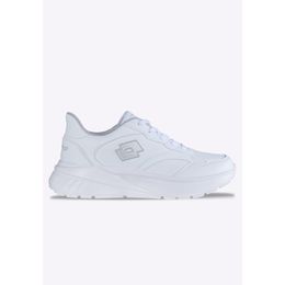 Lotto Damen Sneaker, Gr. 36wei&szlig;, leuchtendesgrau, Synthetik, Textil, Schuhe