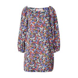 Traffic People Kleid Damen Gr&ouml;&szlig;e 42 marine / lila / orange / wei&szlig; Winterkleid