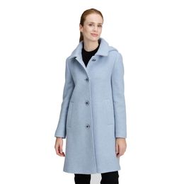 Betty Barclay Damen Wolljacke "Damen mit abnehmbarer Kapuze", blau, Gr. 44, Obermaterial: 70% Wolle, 30% Polyester. Futter: 100% Acetat., Jacken