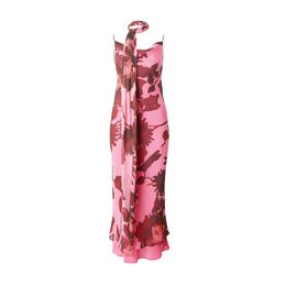 Topshop Kleid mit Schal Damen Gr&ouml;&szlig;e 42 pitaya / karminrot / dunkelrot / schwarz Winterkleid