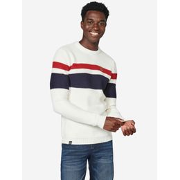 Koroshi Pullover Herren Gr&ouml;&szlig;e XXL blau / rot / offwhite
