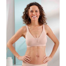 w&auml;schepur W&Auml;SCHEPUR Damen B&uuml;gelloser BH, Gr. 120, beige, 90% Baumwolle, 10% Elasthan, BHs