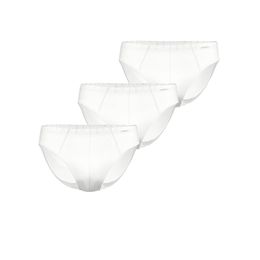 Ammann Herren Minislip "3er Pack Mini Slip Day Modern / Micro Modal", Gr. XL, wei&szlig;, Single Jersey, Obermaterial: 93% Modal CMD. 7% Elasthan EL.,