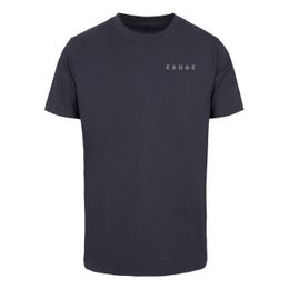 T-Shirt MisterTee "MisterTee Herren Trust Dove T-Shirt", Damen, Gr. L, navy, 100% Baumwolle, bedruckt, normal, Rundhals, Shirts T-Shirt