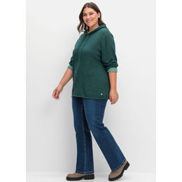 sheego Damen Stretch-Jeans, blau, Gr. 46, unifarben, 99% Baumwolle, 1% Elasthan, Jeans