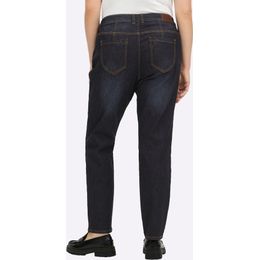 sheego Damen Bequeme Jeans, blau, Gr. 54, unifarben, 99% Baumwolle, 1% Elasthan, Jeans