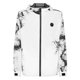 Plein Sport Herren Windbreaker "Splash", wei&szlig;, Gr. XL, Obermaterial: 100% Polyester. Futter: 100% Polyester, Jacken