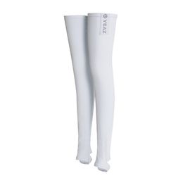 YEAZ Damen Stulpensocken "Stockings CRUNCH", wei&szlig;, Gr. 42, Obermaterial: 86% Nylon NY. 14% Elasthan EL., Socken