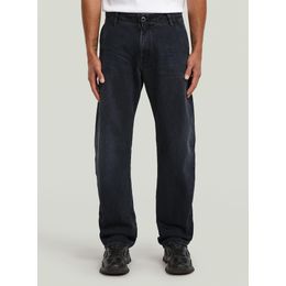 G-Star Raw 5-Pocket-Jeans G-STAR "Contor Regular Chino Jeans", Damen, Gr. 30, L&auml;nge 34, worn in schwarz moon, Obermaterial: 100% Baumwolle, Jeans 5-Pocket-Jeans