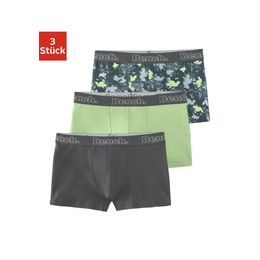 Bench. Jungen Boxer "Boxershorts f&uuml;r Jungen", Gr. 170, bunt, Jersey, Obermaterial: 92% Baumwolle, 8% Elasthan, gemustert, unifarben, Unterhosen, uni