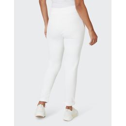 Venice Beach Damen Sweathose "JOGGNINGHOSE SHERLY", wei&szlig;, Gr. L, Obermaterial: 93% Baumwolle, 7% Elasthan, Hosen, aus Baumwolle mit Elasthan, in