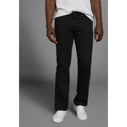 Arizona Herren Stretch-Jeans "John", schwarz, Basic, Gr. 54, Obermaterial: 98% Baumwolle, 2% Elasthan, Jeans, gerade Beinform, niedrige Leibh&ouml;he, mit
