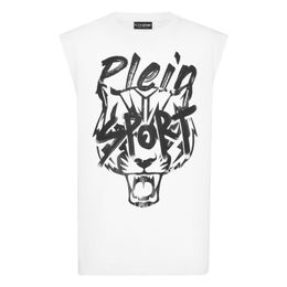 Plein Sport Herren T-Shirt "Tanktop"01, wei&szlig;, Gr. XXL, Obermaterial: 100% Baumwolle, Shirts
