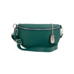 Anna Morellini Leder-Gürteltasche "Berenice" in Grün - (B)25 x (H)14 x (T)1 cm - 78% | Damen-koffer-reisegepaeck