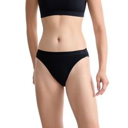 Sloggi Damen Slip "GO Casual", Gr. L, schwarz, Single Jersey, Obermaterial: 95% Baumwolle, 5% Elasthan, clean, unifarben, Unterhosen, weich,