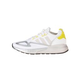 Adidas Laufschuhe "ZX 2K Boost" in Weiß/ Beige/ Silber - 55% | Größe 41 1/3 | Herrenschuhe-outdoorschuhe