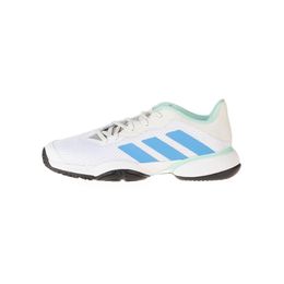 Adidas Trainingsschuhe "Barricade" in Weiß/ Hellblau - 55% | Größe 38 | Kinder-sportschuhe