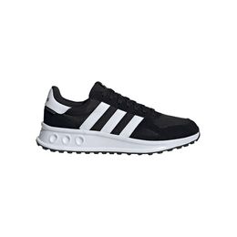 Adidas Leder-Laufschuhe "Run 84" in Schwarz/ Wei&szlig; - 37% | Gr&ouml;&szlig;e 45 1/3 | Herrenschuhe-outdoorschuhe
