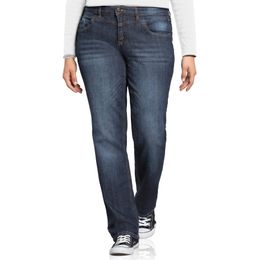sheego Damen Stretch-Jeans, blau, Gr. 84, unifarben, 98% Baumwolle, 2% Elasthan, Jeans