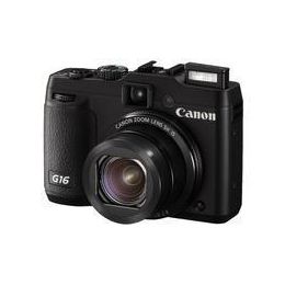 Kompakt Kamera PowerShot G16 - Schwarz + Canon Zoom Lens 5x IS 28-140mm f/1.8-2.8 f/1.8-2.8