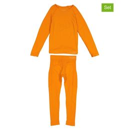Falke 2tlg. Funktionswäsche-Set in Orange - 50% | Größe 158-164 | Kinder-waesche