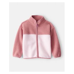 Oshkosh Fleecejacke in Rosa/ Pink - 44% | Gr&ouml;&szlig;e 110 | Kids-fleecejacken-fleecepullover