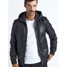 Maze Herren Lederjacke "42021199", schwarz, Gr. XL, Obermaterial: 100% Lammleder. Futter: 100% Baumwolle. &Auml;rmelfutter: 100% Polyester. Kapuzenfutter:
